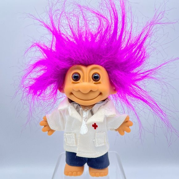 Russ | Toys | Vintage Doctor Troll Doll With Stethoscope And White ...